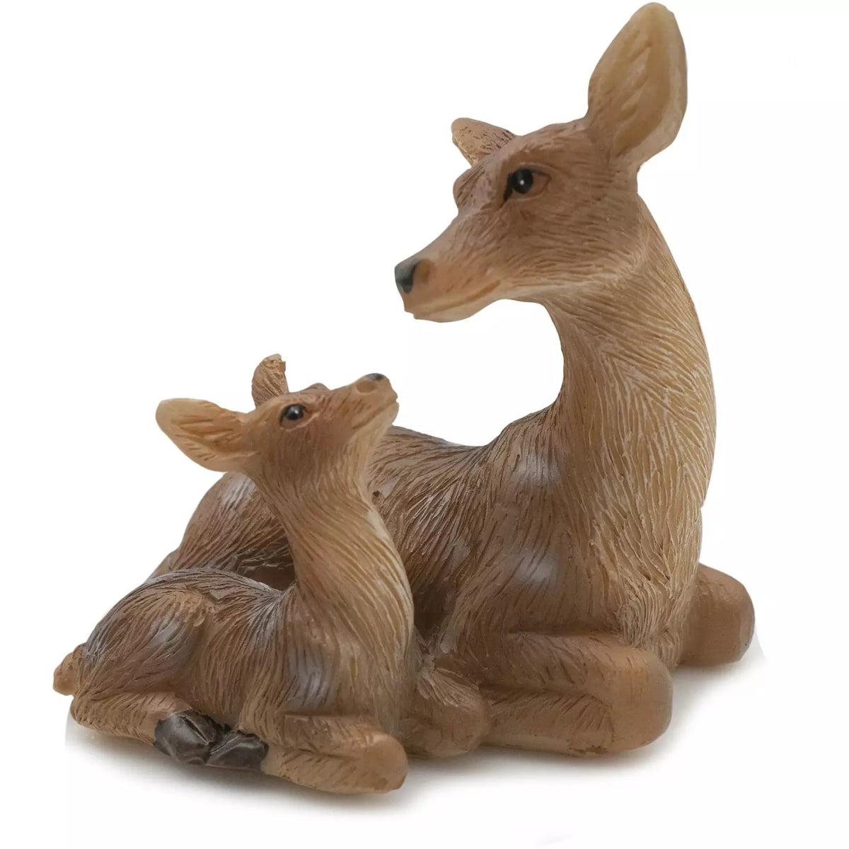 Doe and Fawn Sitting Duo For Miniature Fairy Gardens #MG429– Fairy ...