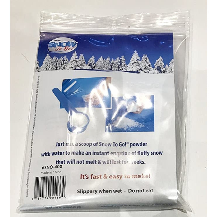 Snow To Go Making Kit - Creates 1 Gallon of Snow– Fairy Garden Store